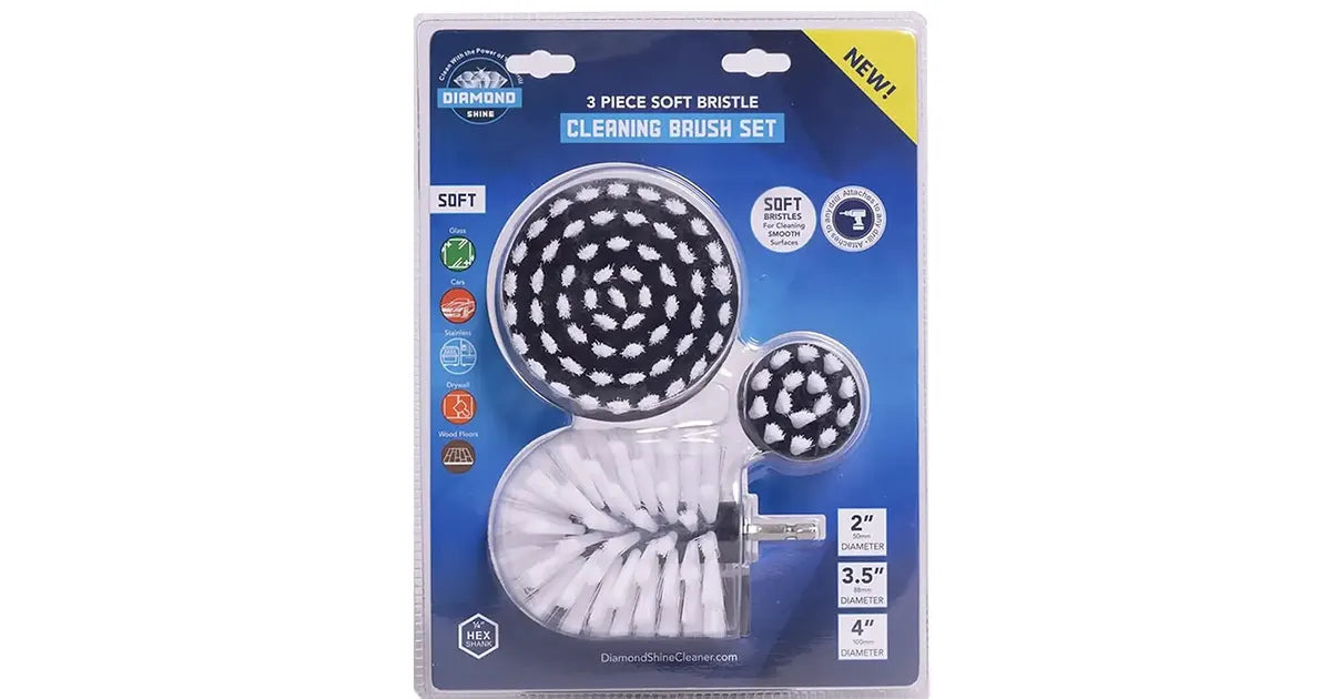 Soft Drill Brush | Electric Scrubber - Diamond Shine